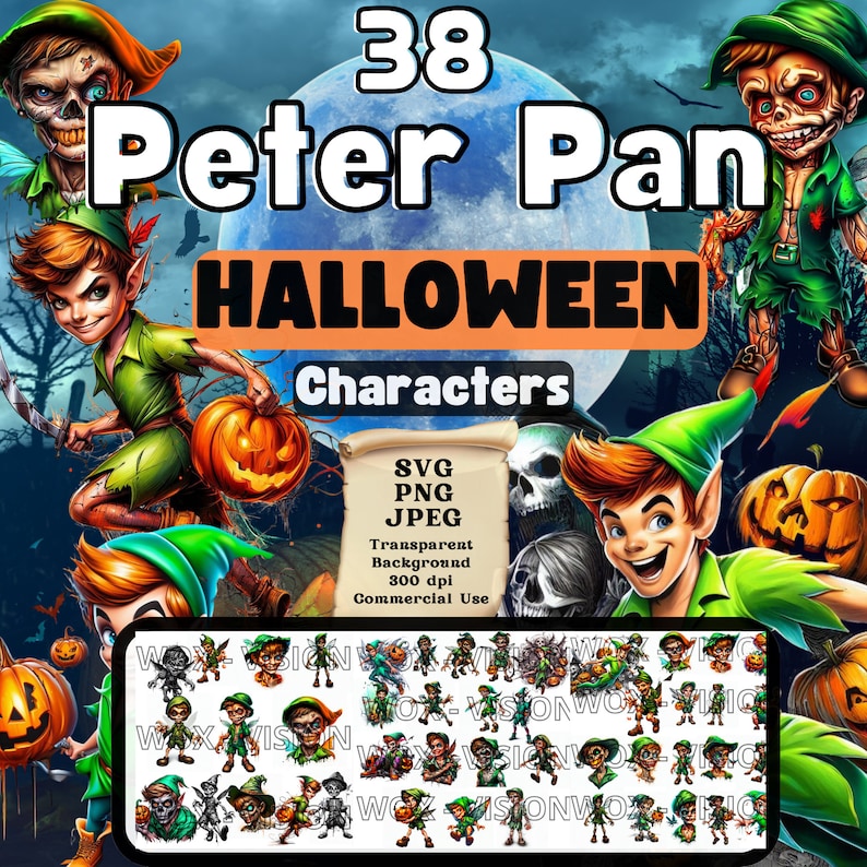 Mega Bundle Halloween , Halloween Clipart , Halloween Alphabet Letters ...