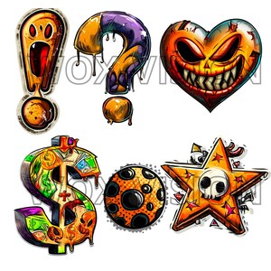 Halloween Font 2024 Spooky Font Horror Font Pumpkin Skull Font, Scary ...
