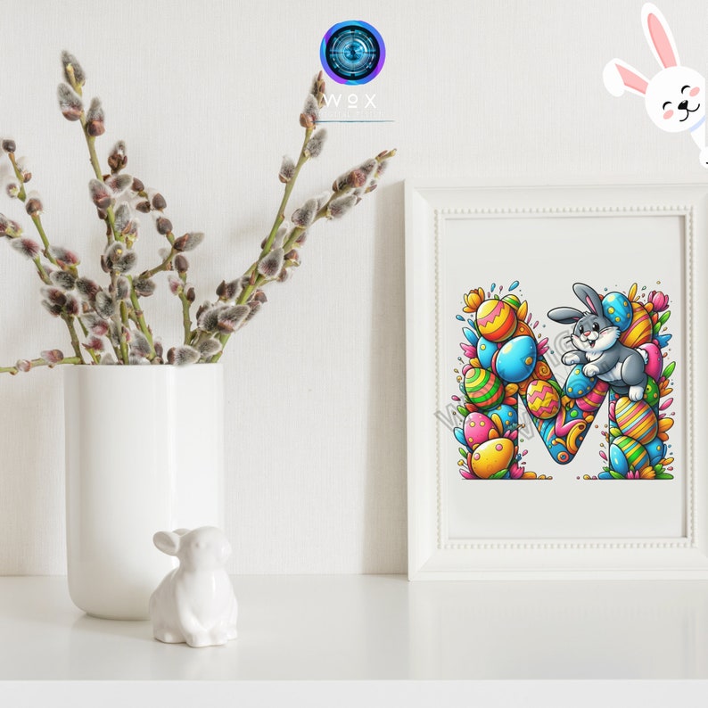 Easter Font Alphabet Letters Clip Art PNG Download ,alphabet Bundle ...