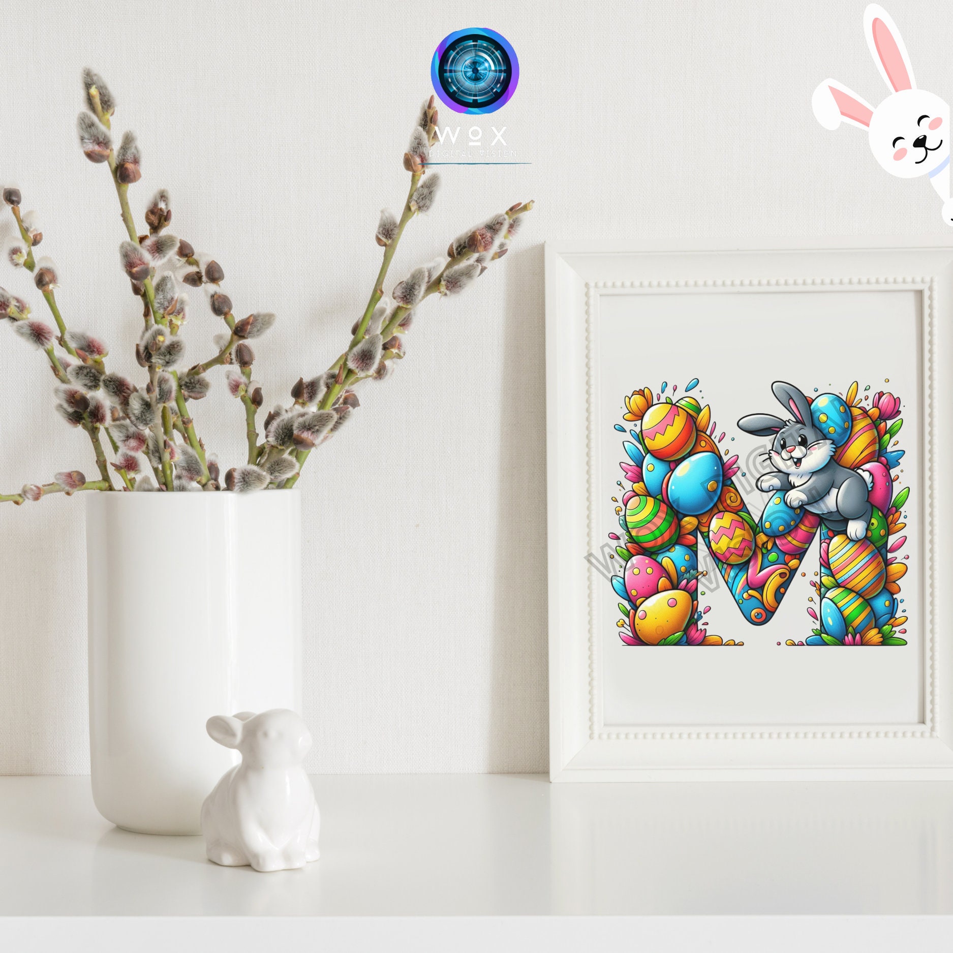 Easter Font Alphabet Letters Clip Art PNG Download ,alphabet Bundle ...