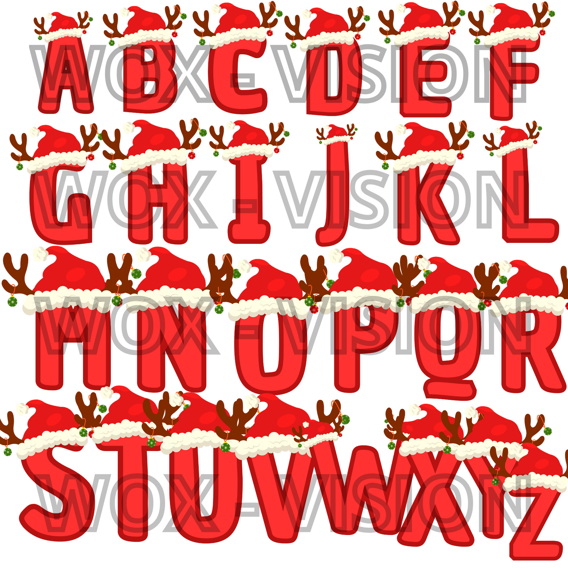 Christmas Font Letters Christmas Alphabet Png Christmas Font Christmas ...