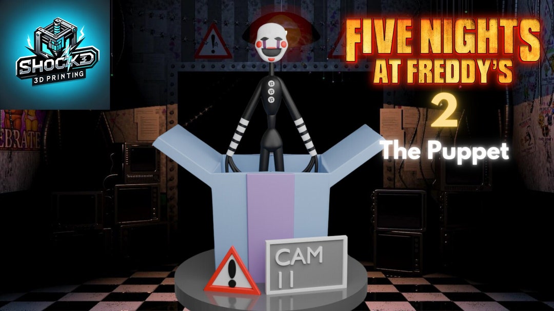 The Puppet/marionette Five Night's at Freddy's 2 STL File Figures ...