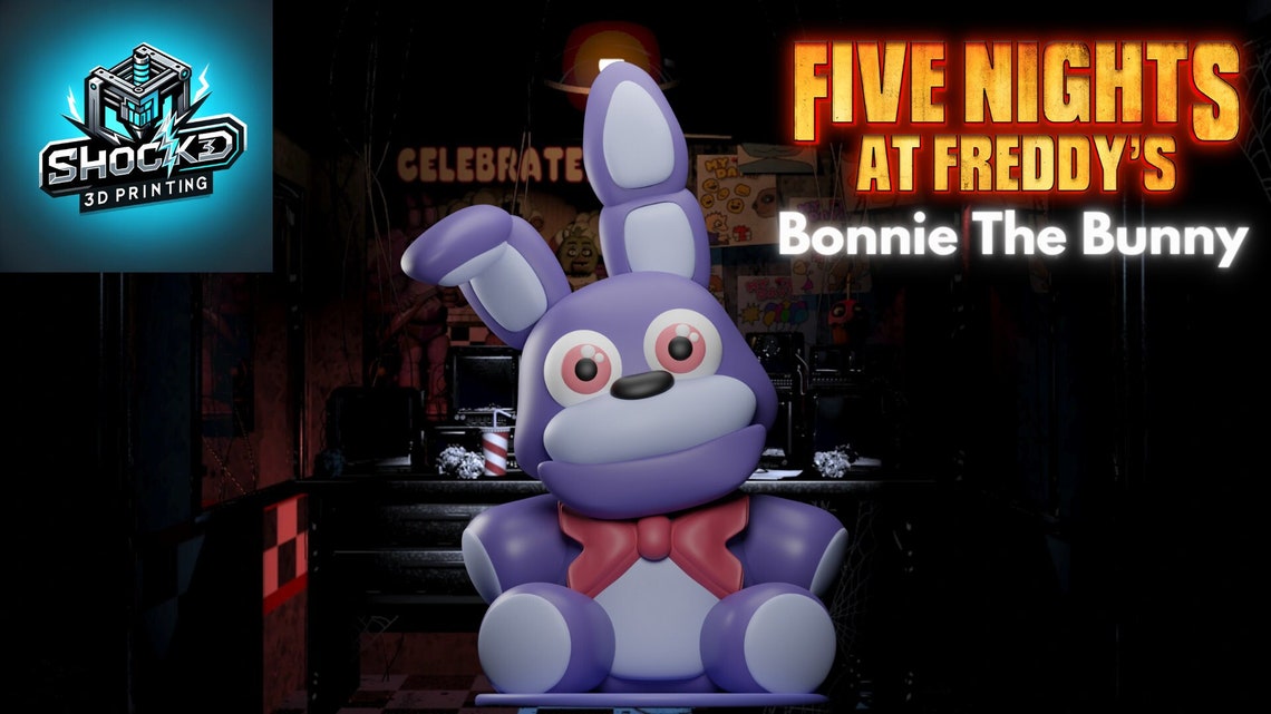 Bonnie the Bunny Plushie | Five Night's at Freddy's - STL File - Etsy
