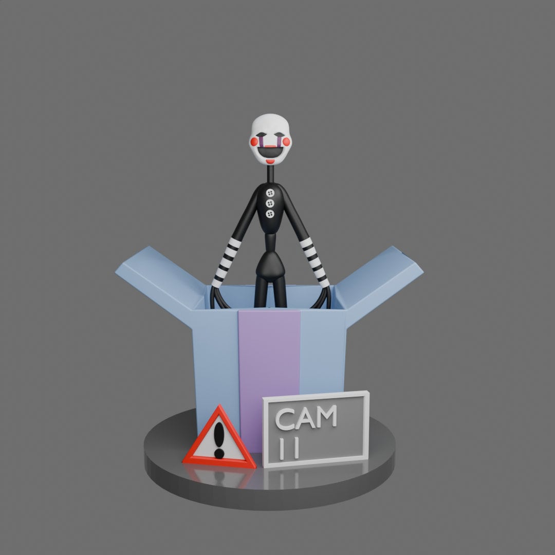 The Puppet/marionette Five Night's at Freddy's 2 STL File Figures ...