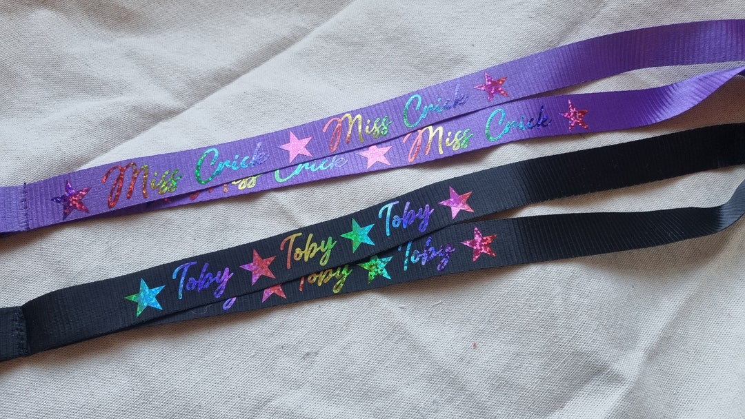 Thank You Teacher Lanyard Rainbow Font Teacher Gift Safety Lanyard Any ...
