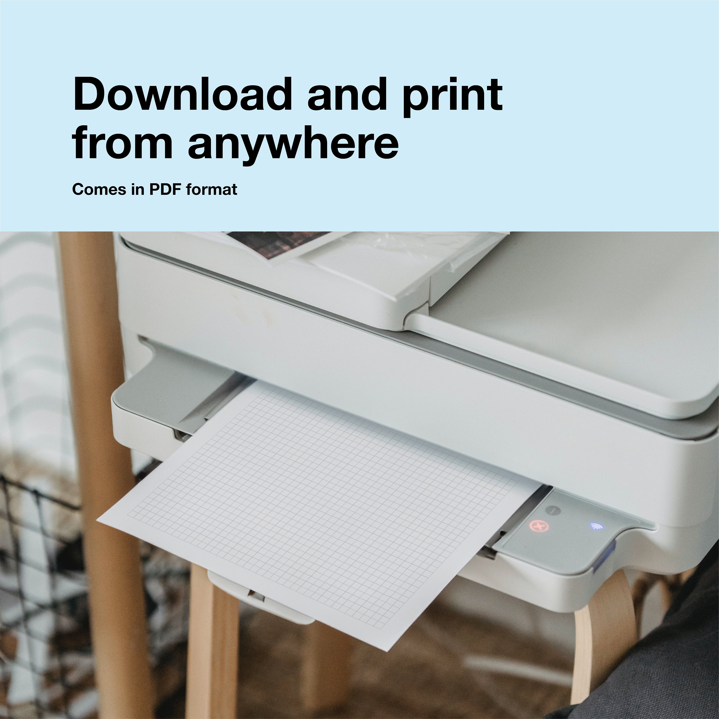 5mm Printable Grid Paper, Square Pattern Paper, Notebook Paper, Planner ...