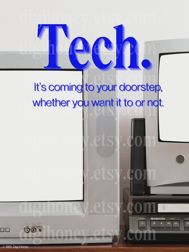 1980's Techie Poster, Digital Print Summer 90's Aesthetic Vibes - Etsy