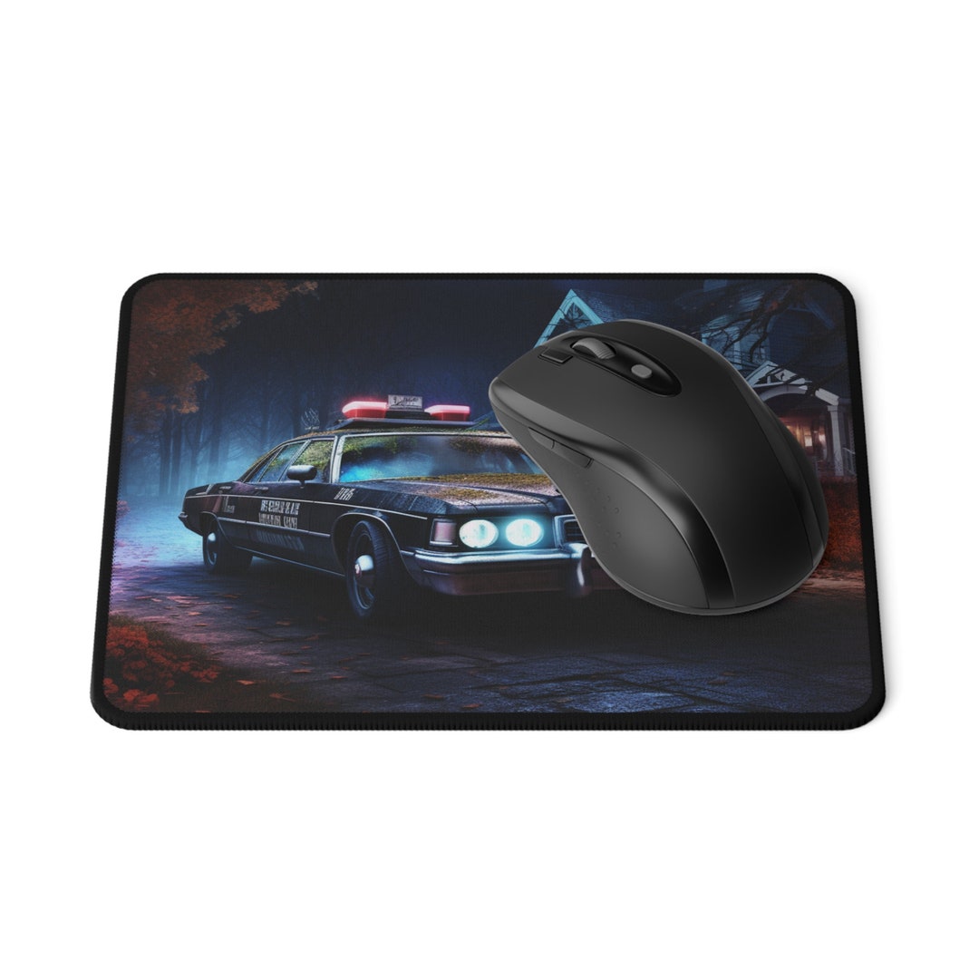 Spooky Car Ford Crown Victoria Police Car Mouse Pad Creepy Haunted ...