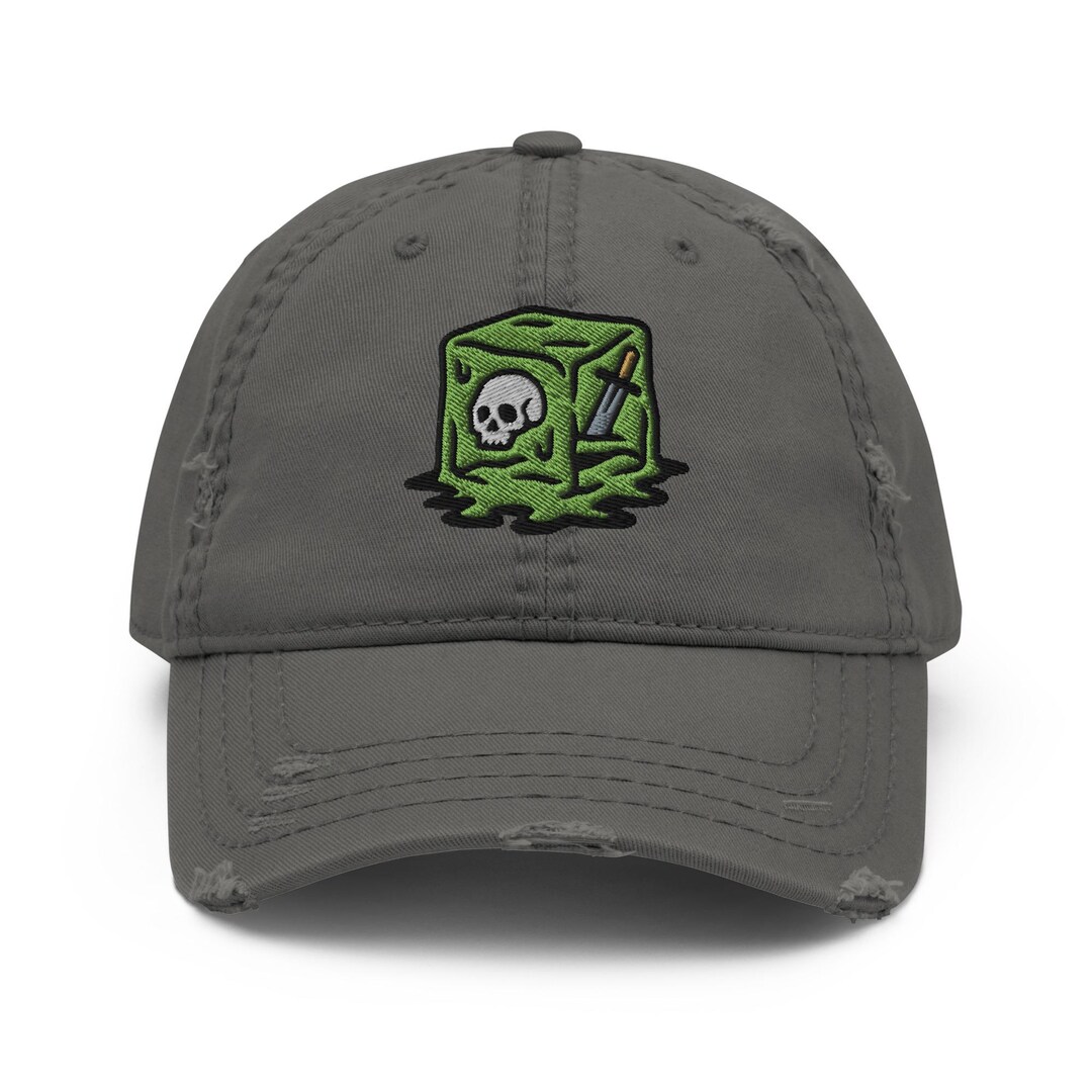 Gelatinous Cube Dad Hat | Embroidered Dnd Monster Cap for Tabletop ...