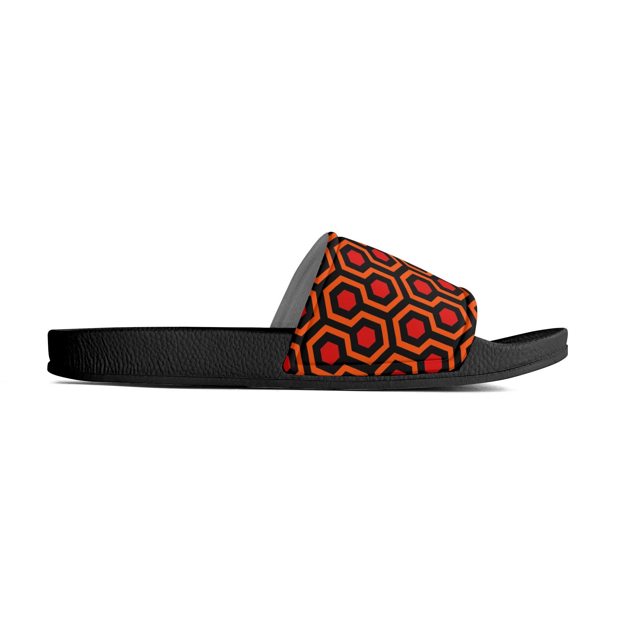 The Shining-inspired Creepy Corridor House Slides | PVC Sandals | Black ...