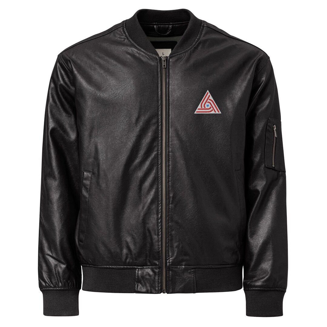 Alien US Tricentennial Faux Leather Bomber Jacket Black or Brown Sci-fi ...