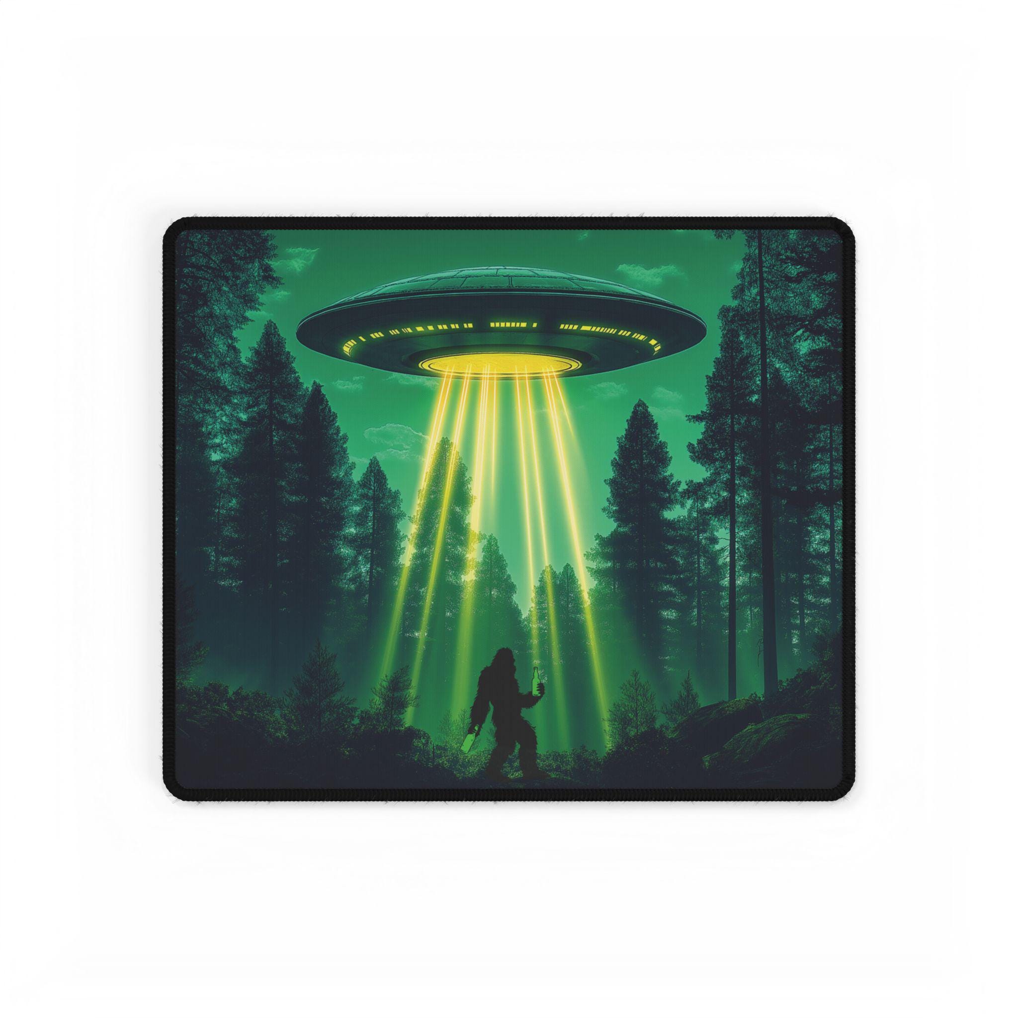 UFO Gift Alien Mousepad UFO Desk Mat Alien Gift Mouse Mat for Him ...