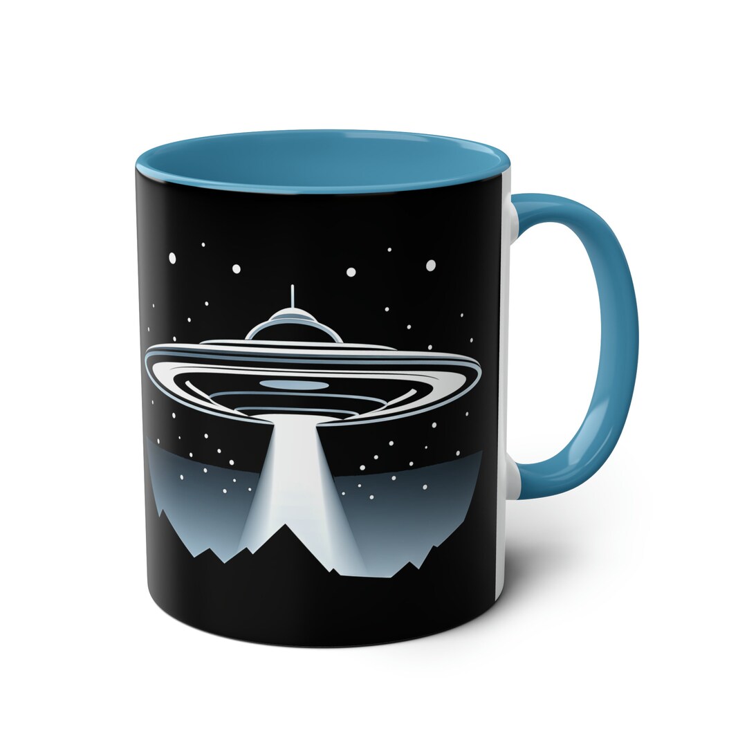 UFO Mug Alien Mug Alien Abduction Gift for Him Fantasy Gift - Etsy