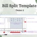 Excel Template for Bill Splitting, Cost Allocation or Tracking ...