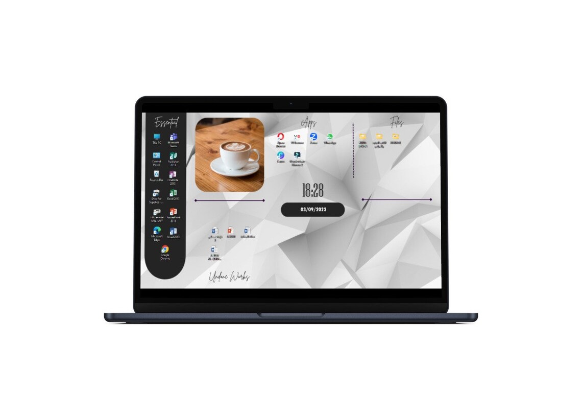 Simple Desktop Organizer Wallpaper Minimalist, Simple, Modern and ...