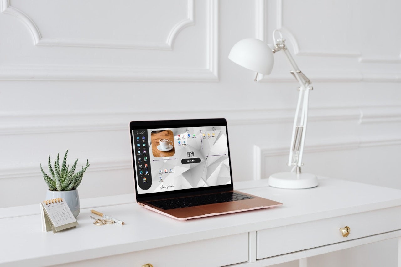 Simple Desktop Organizer Wallpaper - Minimalist, Simple, Modern and ...