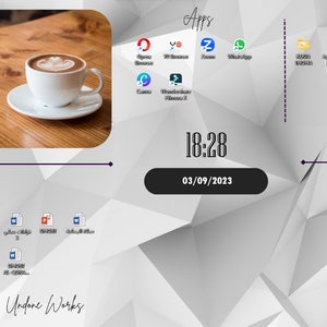 Simple Desktop Organizer Wallpaper - Minimalist, Simple, Modern and ...