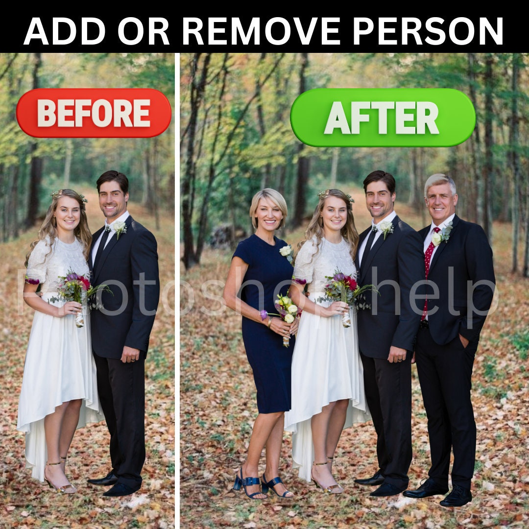 Wedding and Family Photo Editing Service, Remove People or Objects From ...