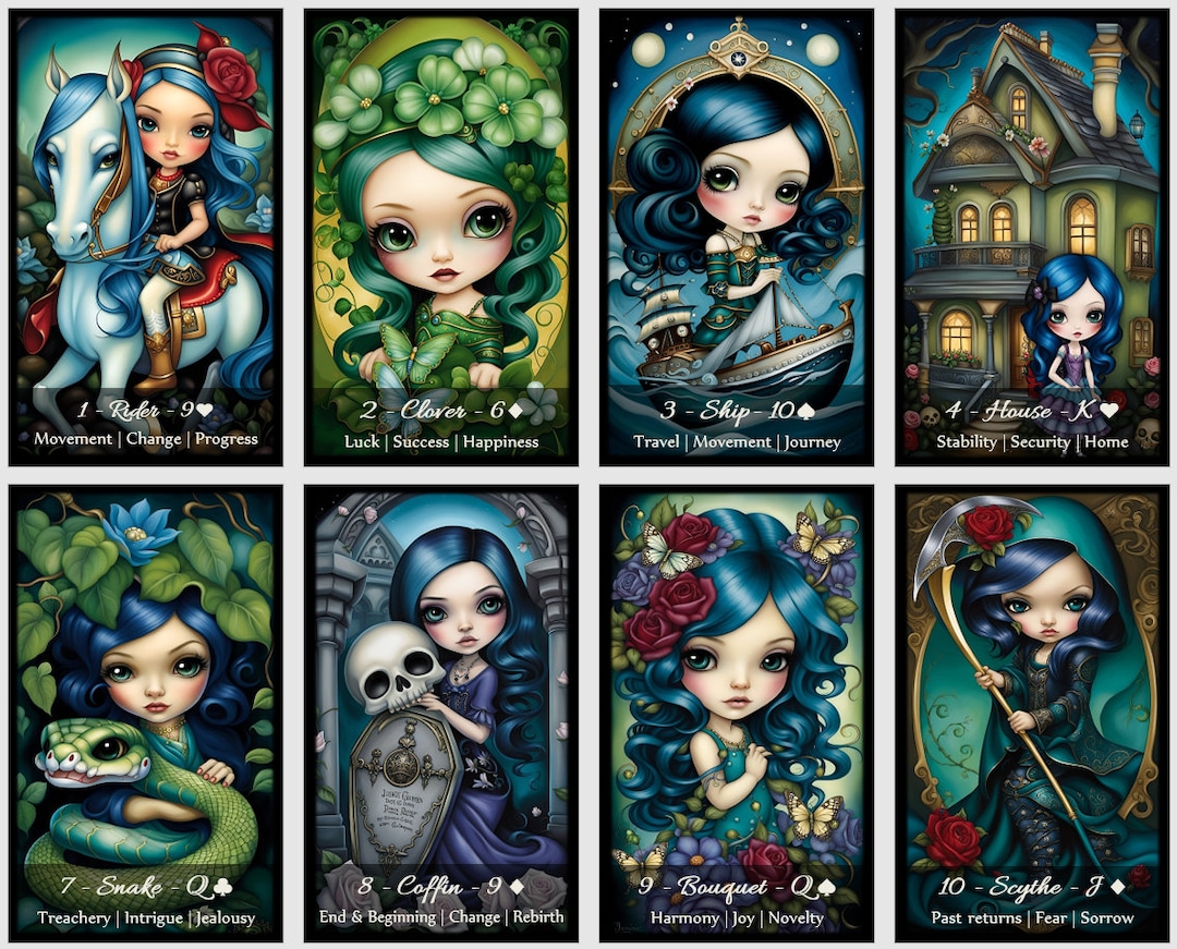 Miracle Lenormand Oracle Cards Deck - Etsy