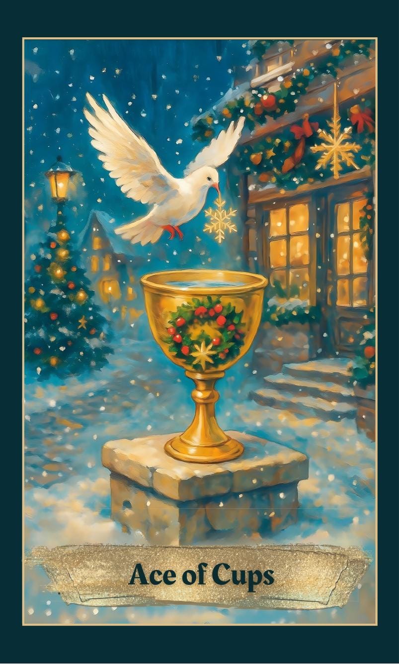 Christmas Tarot – 78-card Holiday Tarot Deck - Etsy