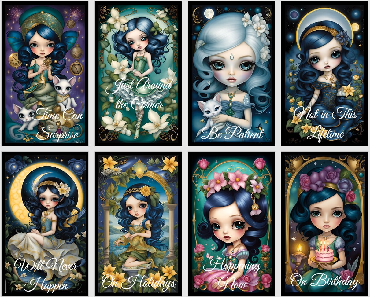 Oracle of Time Magic. Timing Oracle Cards - Etsy