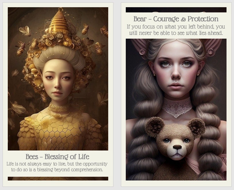 Oracle of Enchanted Nature. Deities Oracle Deck - Etsy