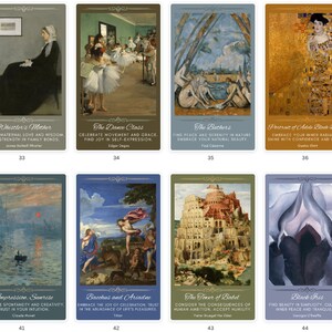 Masterpiece of Art Oracle Cards. Oracle Cards Gifs - Etsy