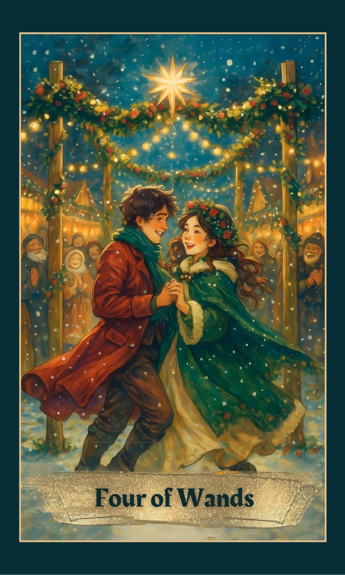 Christmas Tarot – 78-card Holiday Tarot Deck - Etsy