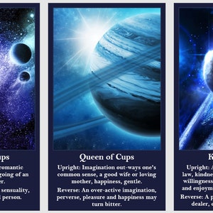 Space Galaxy Tarot Deck. Cosmos Tarot - Etsy