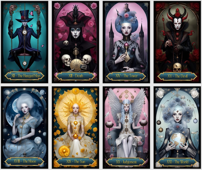 Surreal World Tarot Deck. Mystery Tarot - Etsy