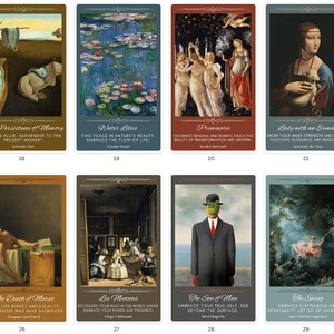 Masterpiece of Art Oracle Cards. Oracle Cards Gifs - Etsy