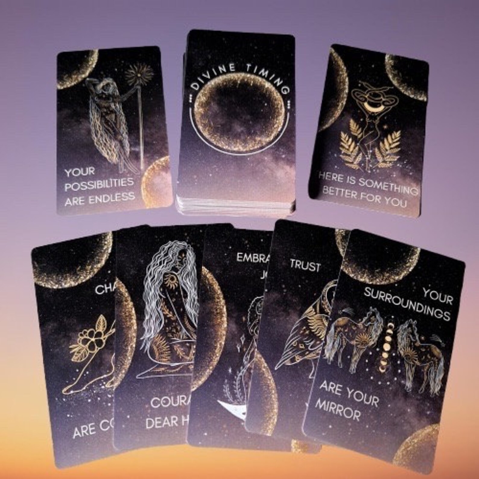 Divine Timing Oracle Cards Deck - Etsy