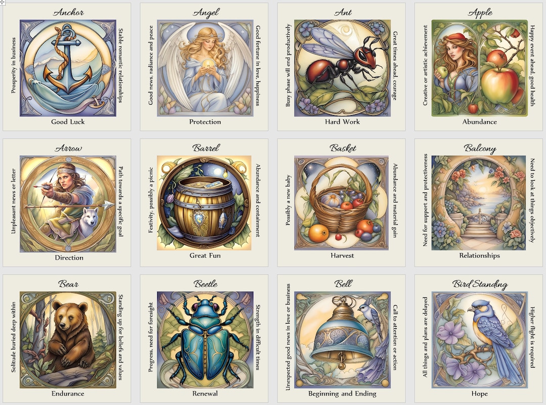 Tea Leaves and Dreams Oracle Cards - Etsy