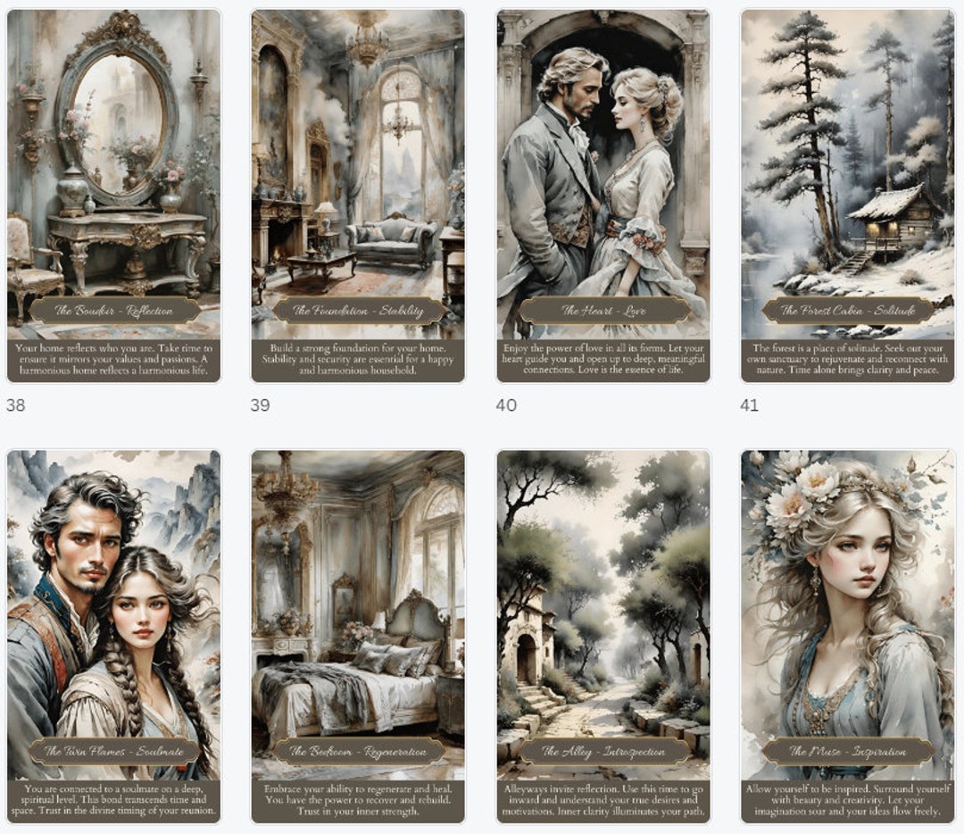 Oracle of Life Revelation. Life Affirmation Cards - Etsy