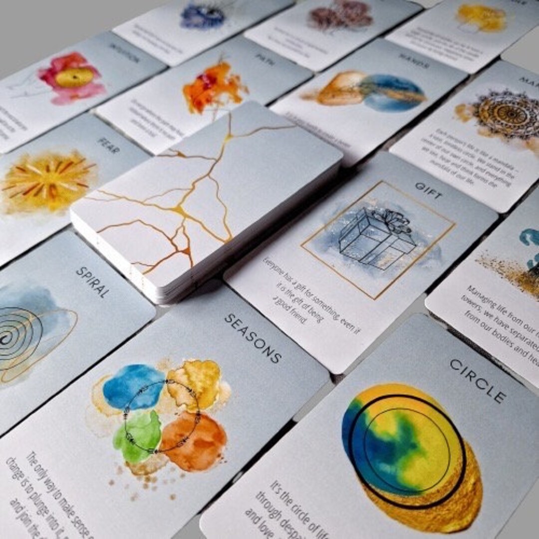 Spiritual Symbolism Oracle Cards Deck. Motivational Cards - Etsy