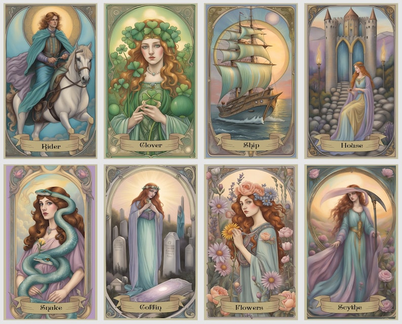 Star Path Lenormand Oracle Cards - Etsy