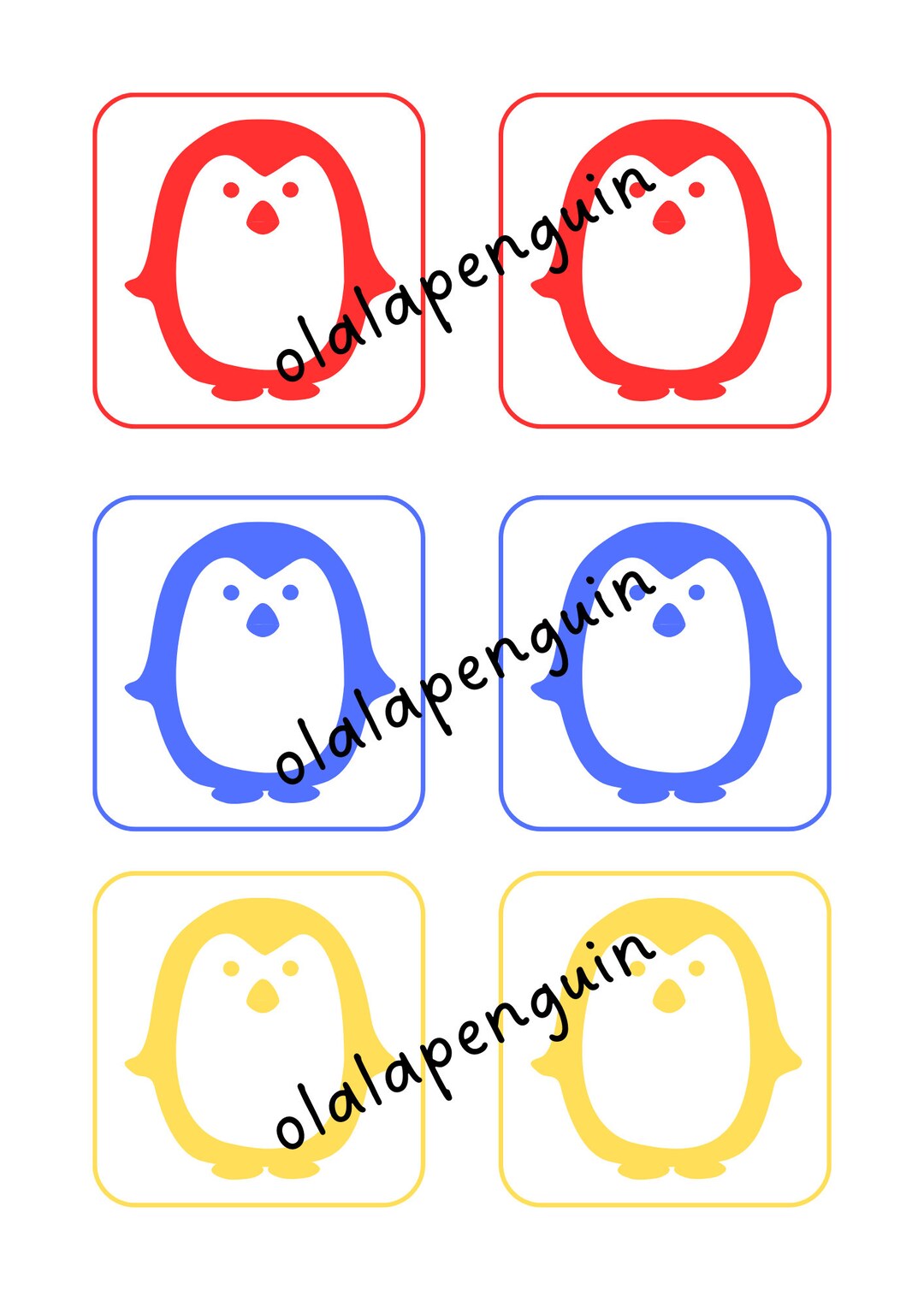 Color Matching Fun Printable Preschool Worksheet - Etsy