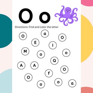 Letter Match-up Printable - Etsy