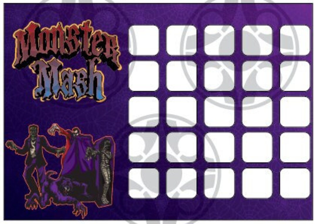 Monster Mash Saving Challenge - Etsy