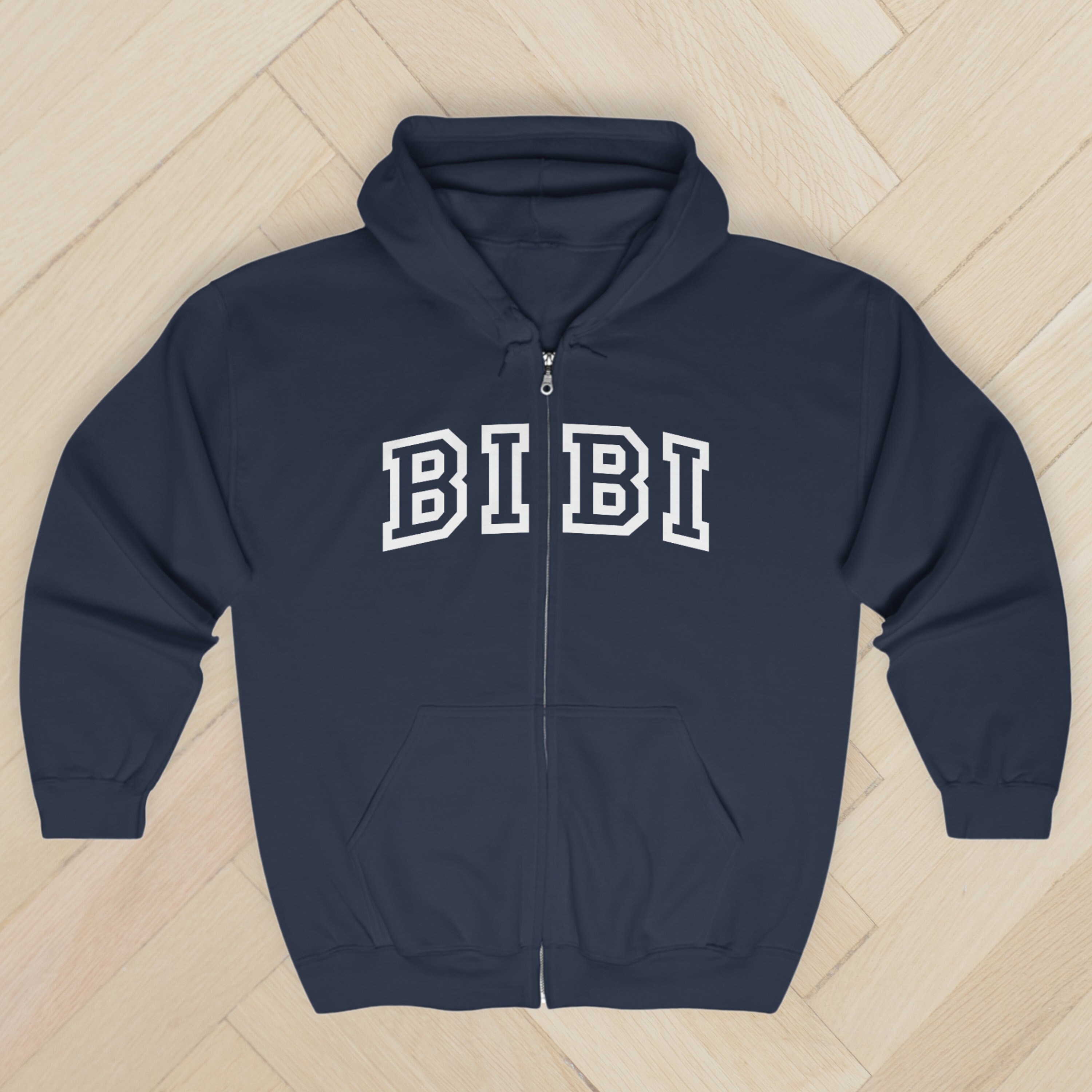 Varsity Bibi Full Zip up Hoodie Grandma Bibi Collegiate - Etsy