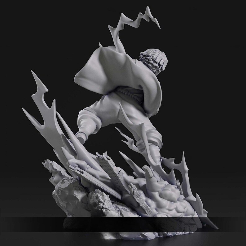 Zenitsu Demon Slayer STL File for 3D Printing High Quality 3D Model ...