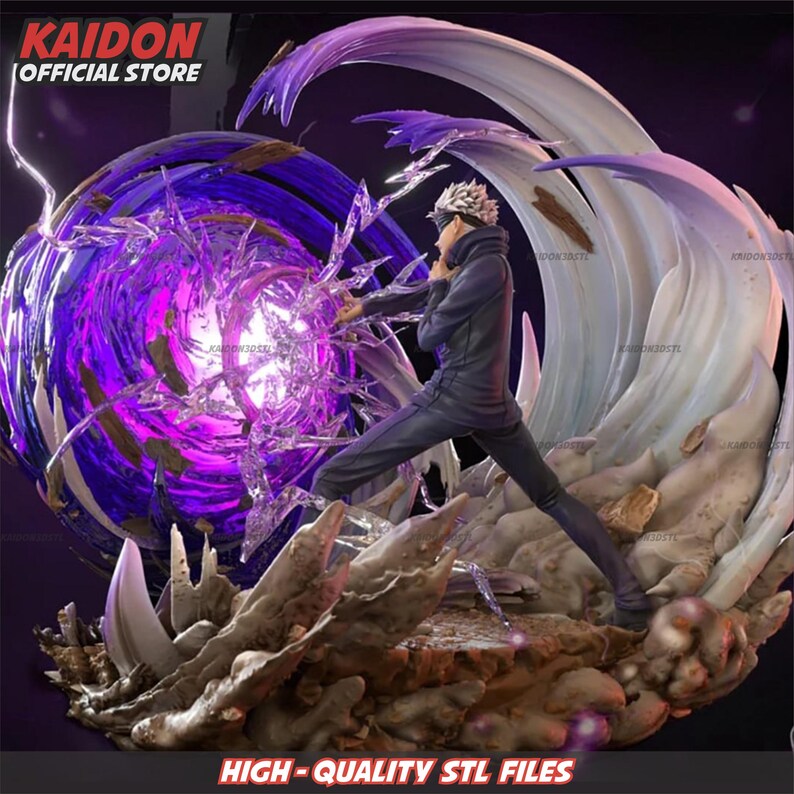 Satoru Gojo Jujutsu Kaisen STL File for 3D Printing High Quality 3D ...