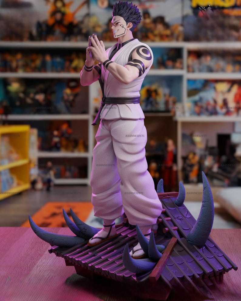 Sukuna Jujutsu Kaisen STL File for 3D Printing High Quality 3D Model ...