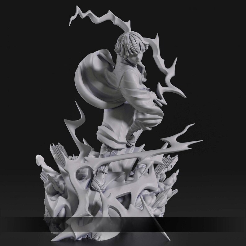 Zenitsu Demon Slayer STL File for 3D Printing High Quality 3D Model ...