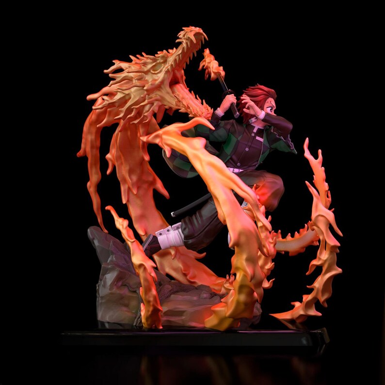 Tanjiro Kamado Demon Slayer Kimetsu No Yaiba STL File for 3D Printing ...