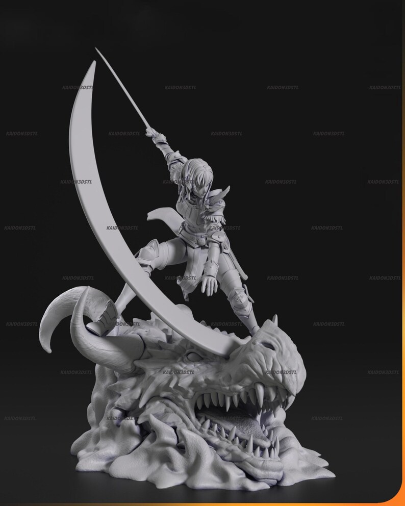 Solo Leveling Cha Hae in STL File for 3D Printing High Quality 3D Model ...