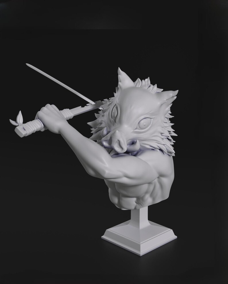 Inosuke Demon Slayer Kimetsu No Yaiba STL File for 3D Printing High ...