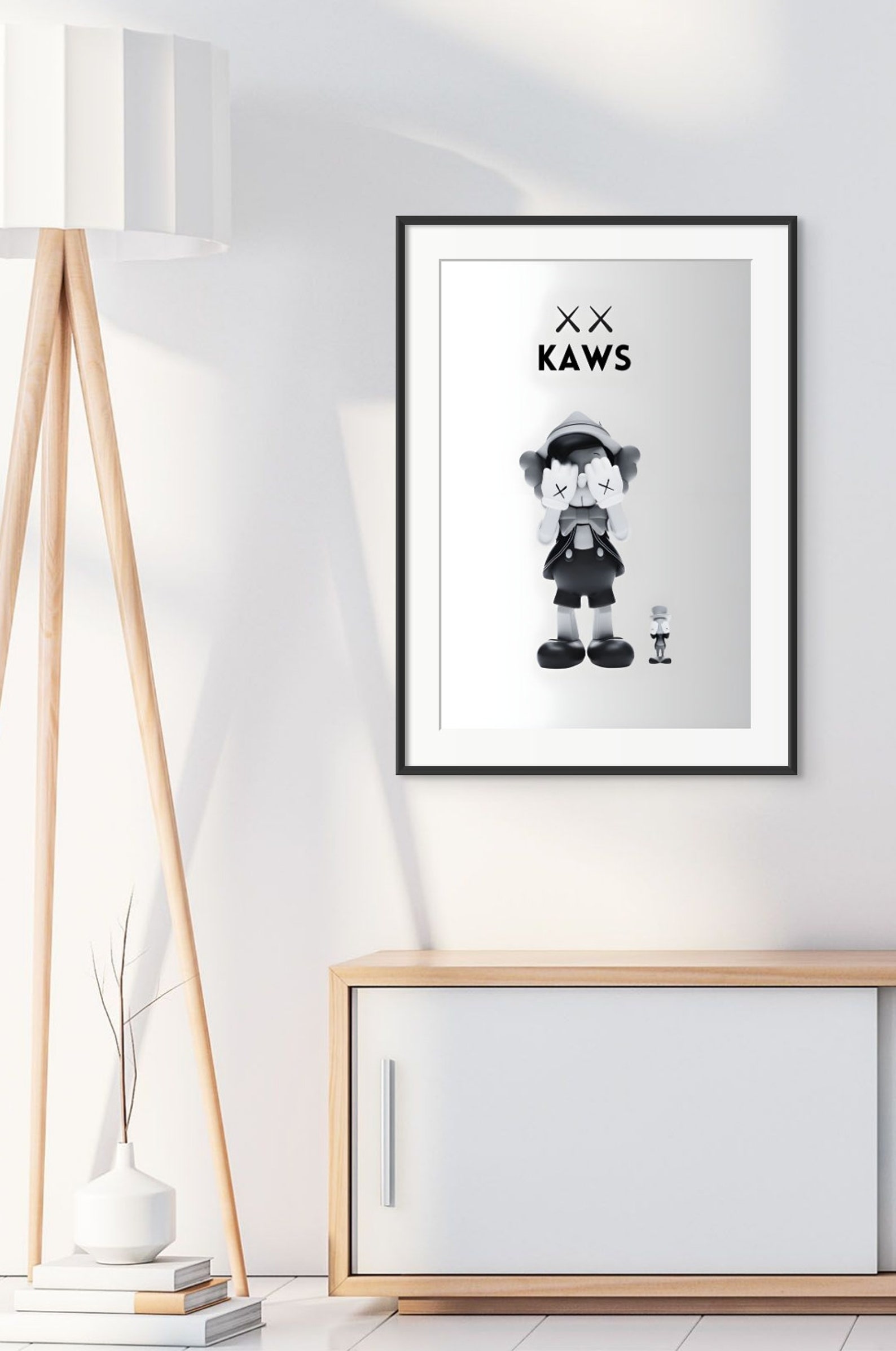 Pinocchio Sad Kaws Figure Poster Toys, Hypebeast Decor, Digital ...