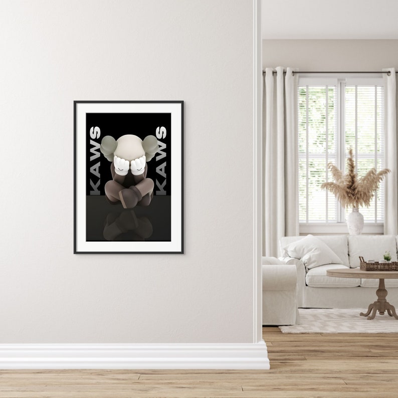 Crying Kaws Figure Poster Toys, Hypebeast Decor, Digital Download ...