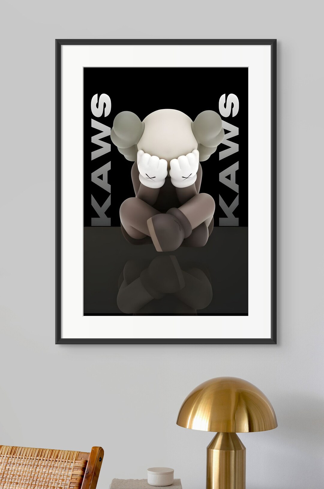 Crying Kaws Figure Poster Toys, Hypebeast Decor, Digital Download ...
